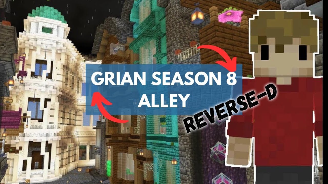 Grian from Hermitcraft Complete Season 8 Base Time-lapse in reverse ...