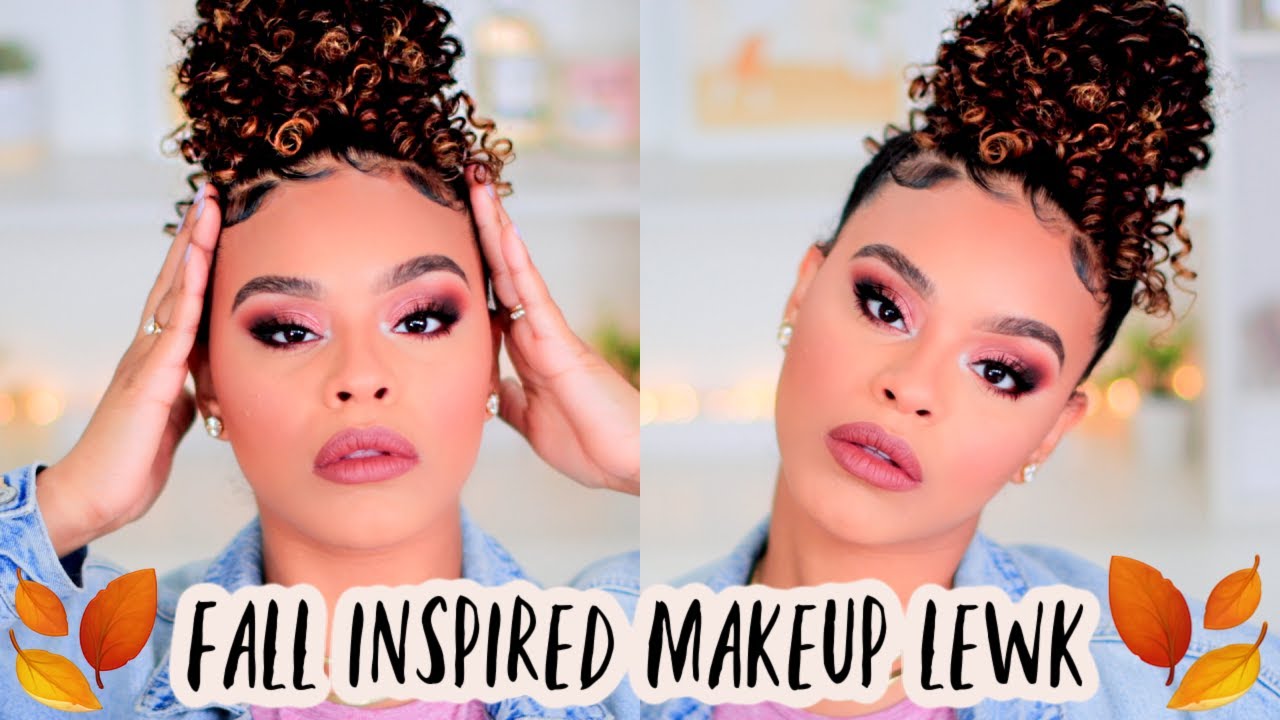 Fall Inspired Makeup Lewk using ONE Eyeshadow Palette - YouTube