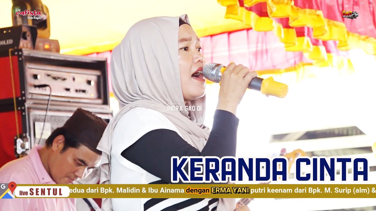 KERANDA CINTA || OM NEW RAFISTA MUSIC DESA SENTUL TANJUNG BATU WEDDING ADI SULING & ERMA YANI ...