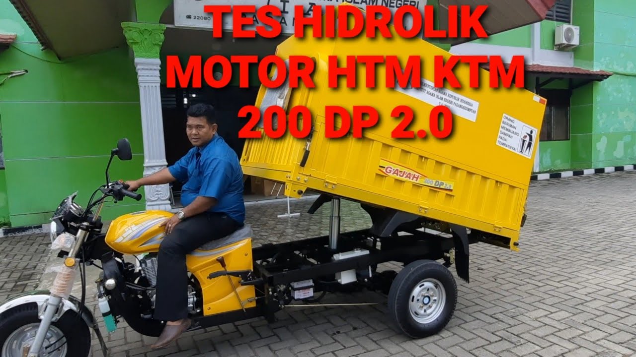 TES MOTOR HTM KTM RODA TIGA DAYA ANGKUT TINGGI - YouTube