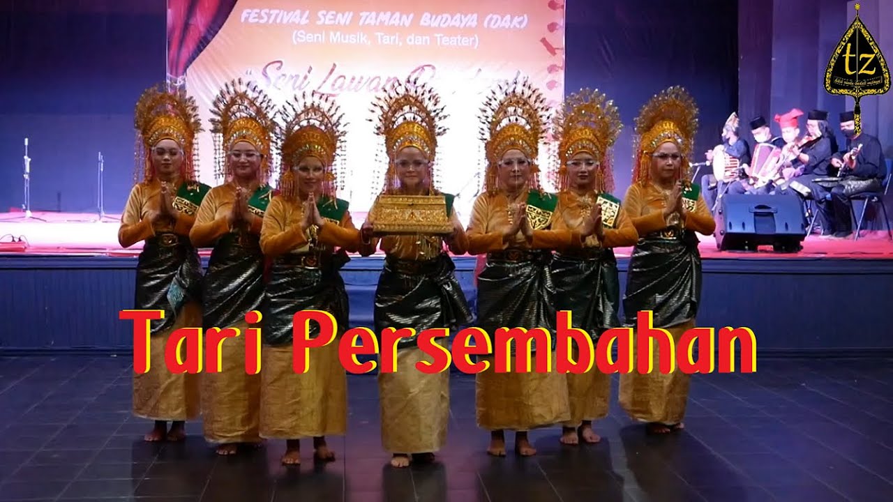Tari Persembahan Makan Sirih Tengkah Zapin - YouTube