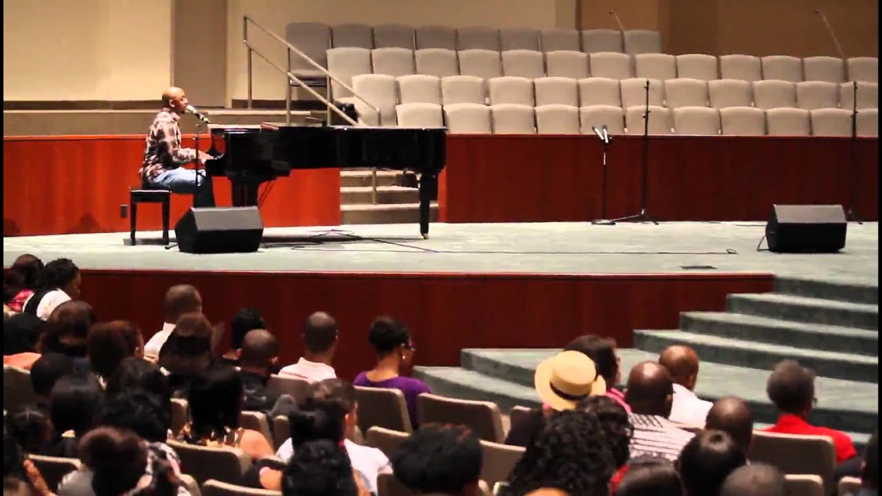 I Look To You (George Powell acoustic piano cover) - YouTube