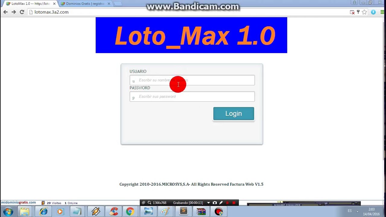 Programa para Juego de Loteria - YouTube