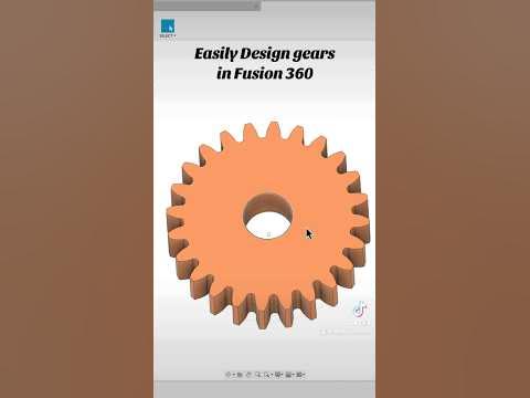 Easily design gears in Fusion 360. #3dmodelingsoftware #fusion360 #3dprinting #fusion360tutorial ...