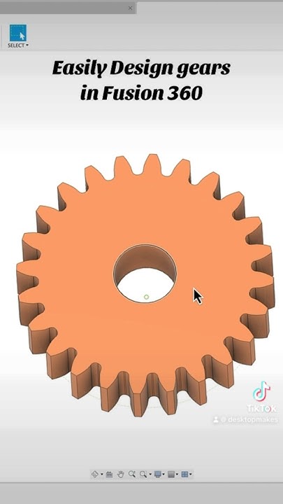 Easily design gears in Fusion 360. #3dmodelingsoftware #fusion360 #3dprinting #fusion360tutorial ...