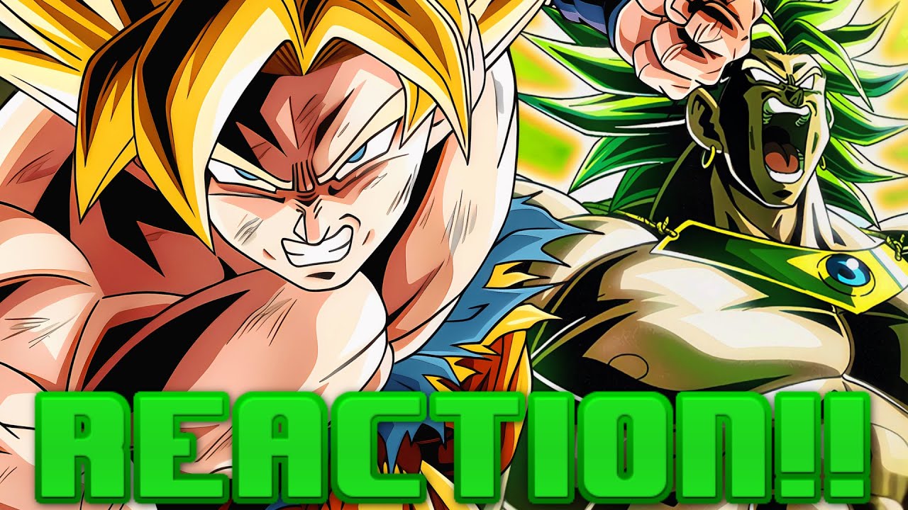 NEW LR TRANSFORMING LSSJ BROLY & SSJ TRIO REACTION!!! (DBZ Dokkan ...
