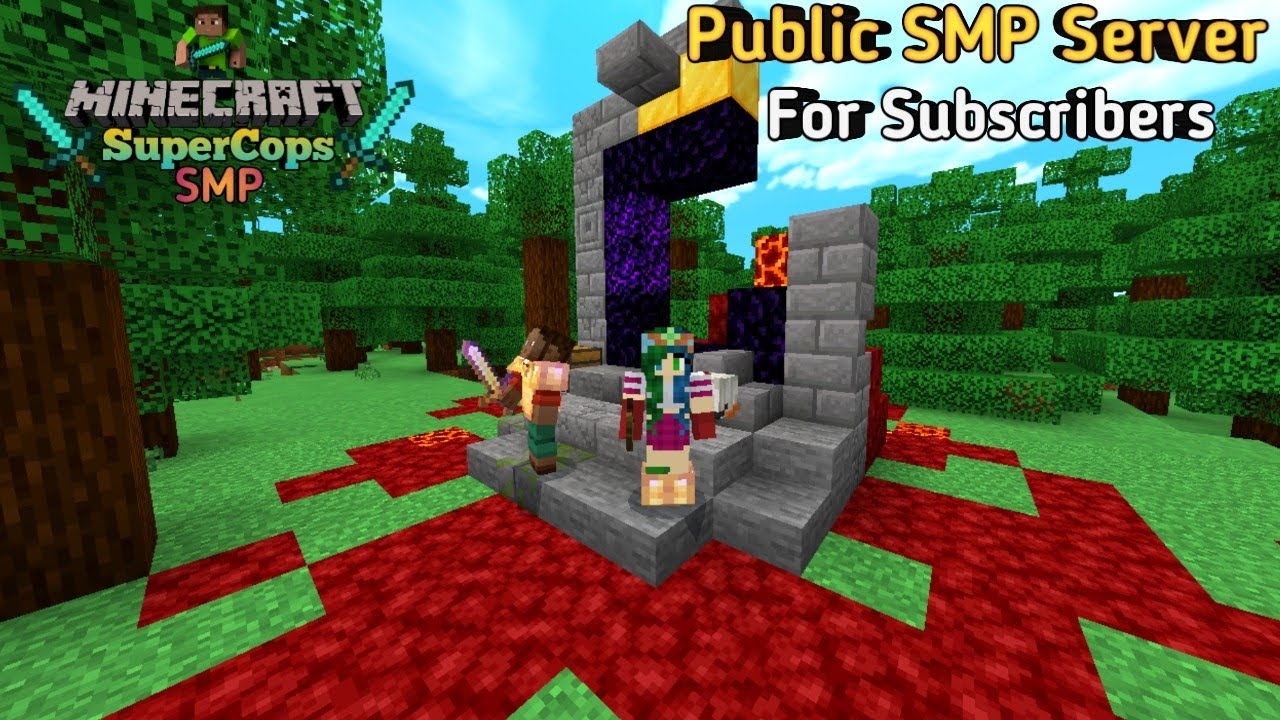 Minecraft New Survival SMP Server For Subscribers | Public SMP Free to ...