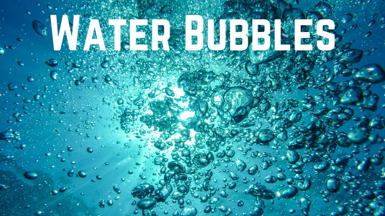 Visual Relaxation Lullaby : Water Bubbles - Soothing Underwater Sounds ...