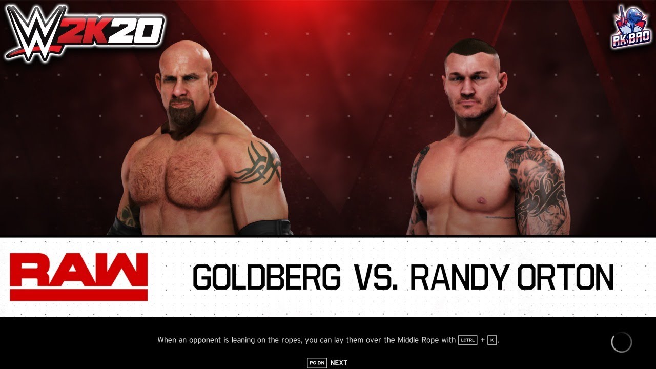 "Goldberg vs Randy Orton" - WWE 2K20 Custom Universe Mode Live Stream ...