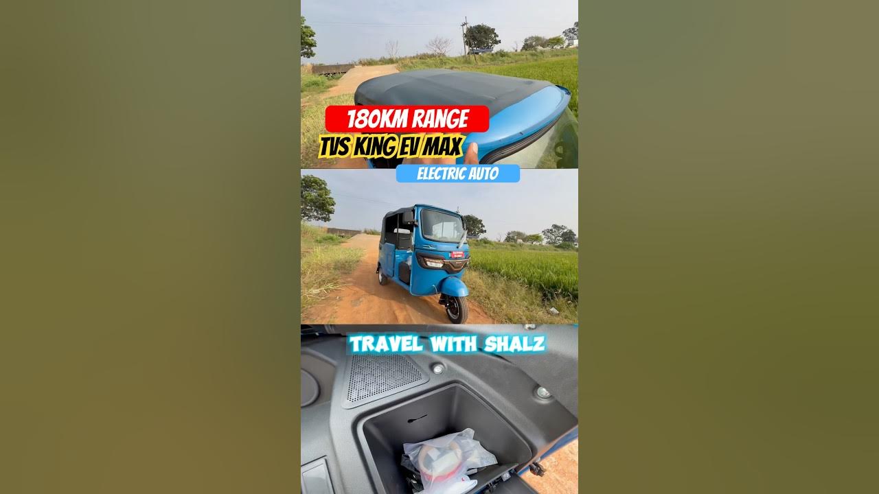 Look എങ്ങനെ ഉണ്ട്😳🔥| TVS KING EV MAX| Electric auto | 180km range | top features #shorts - YouTube