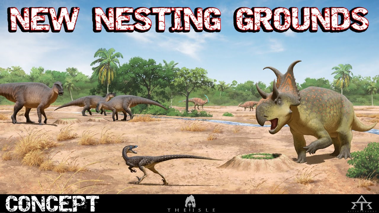 The Isle Evrima - Nesting Grounds Concept! - Pachy Jumping Animations ...