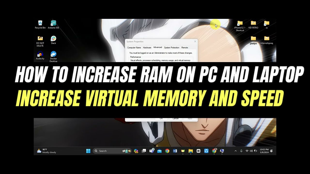 How To Increase Ram On PC and Laptop - Windows 10 & 11| Increase ...