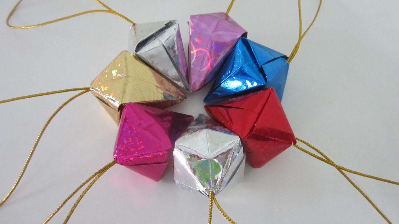 TUTORIAL - How to make Simple & Easy Christmas Ornament - YouTube