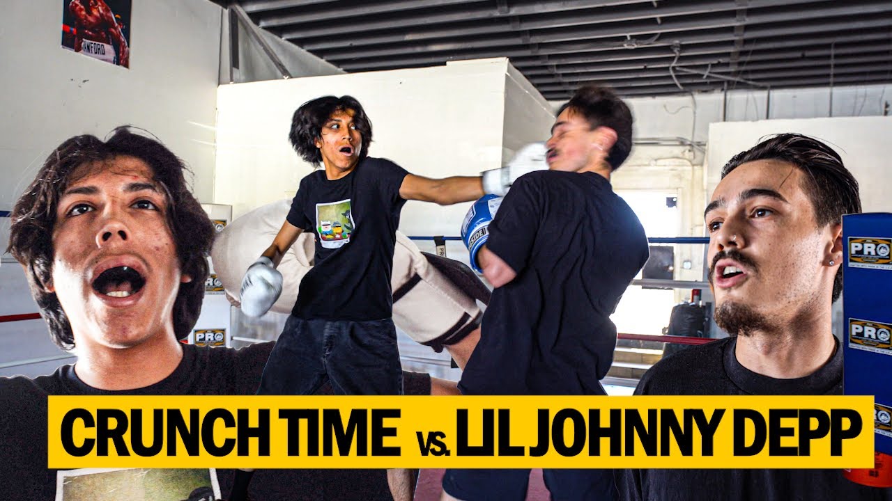 CRUNCH TIME VS. LIL JOHNNY DEPP!!! #Boxing #MMA #motivation #viralvideo ...