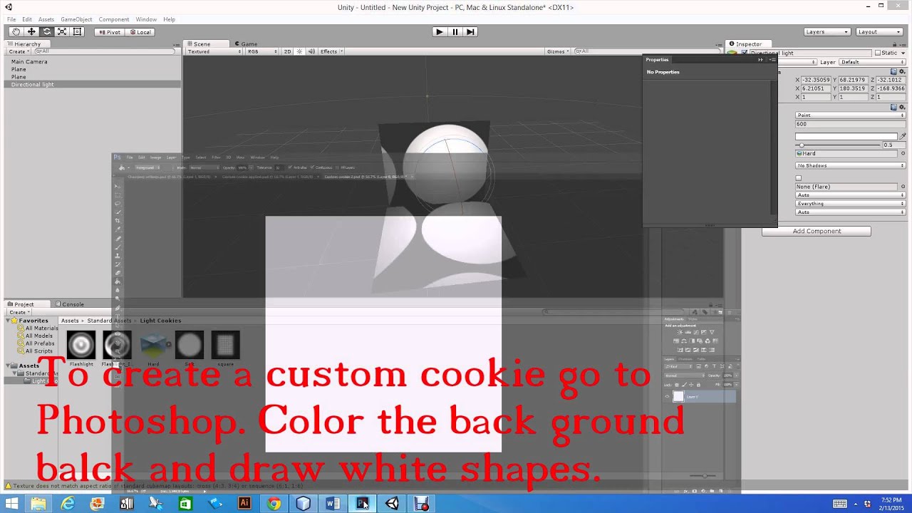 Light cookie tutorial - YouTube