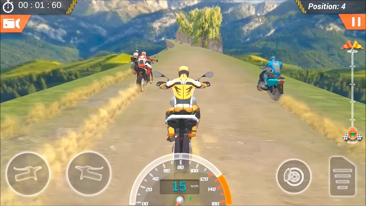 Offroad Mountain Bikes Uphill Superfast Stunt Racing Game - Mountain ...