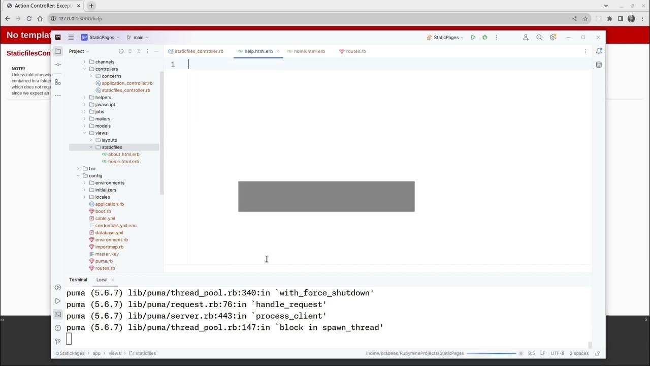 07 how to generate controller in rails (Malayalam) - YouTube