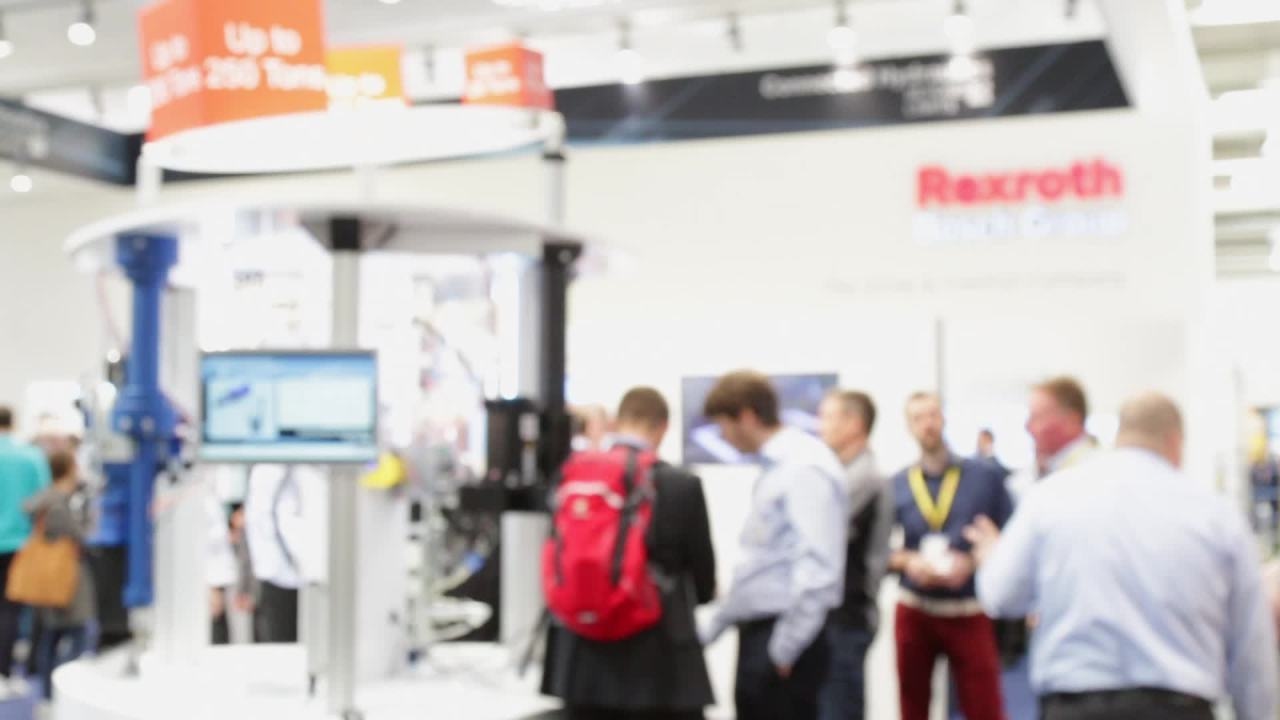 #hm17 The After movie of the Bosch Rexroth stand - YouTube