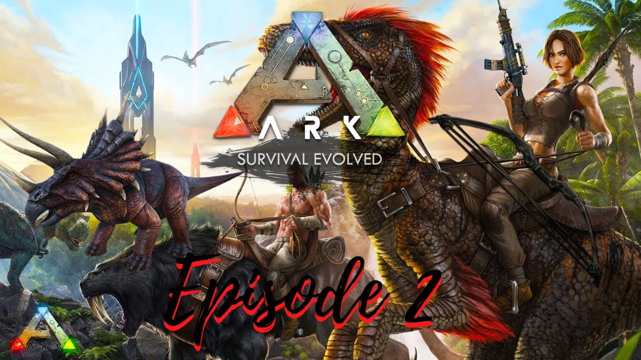 ARK: Survival Evolved - Episode 2 - A New Mount! New Weapons, Engrams ...