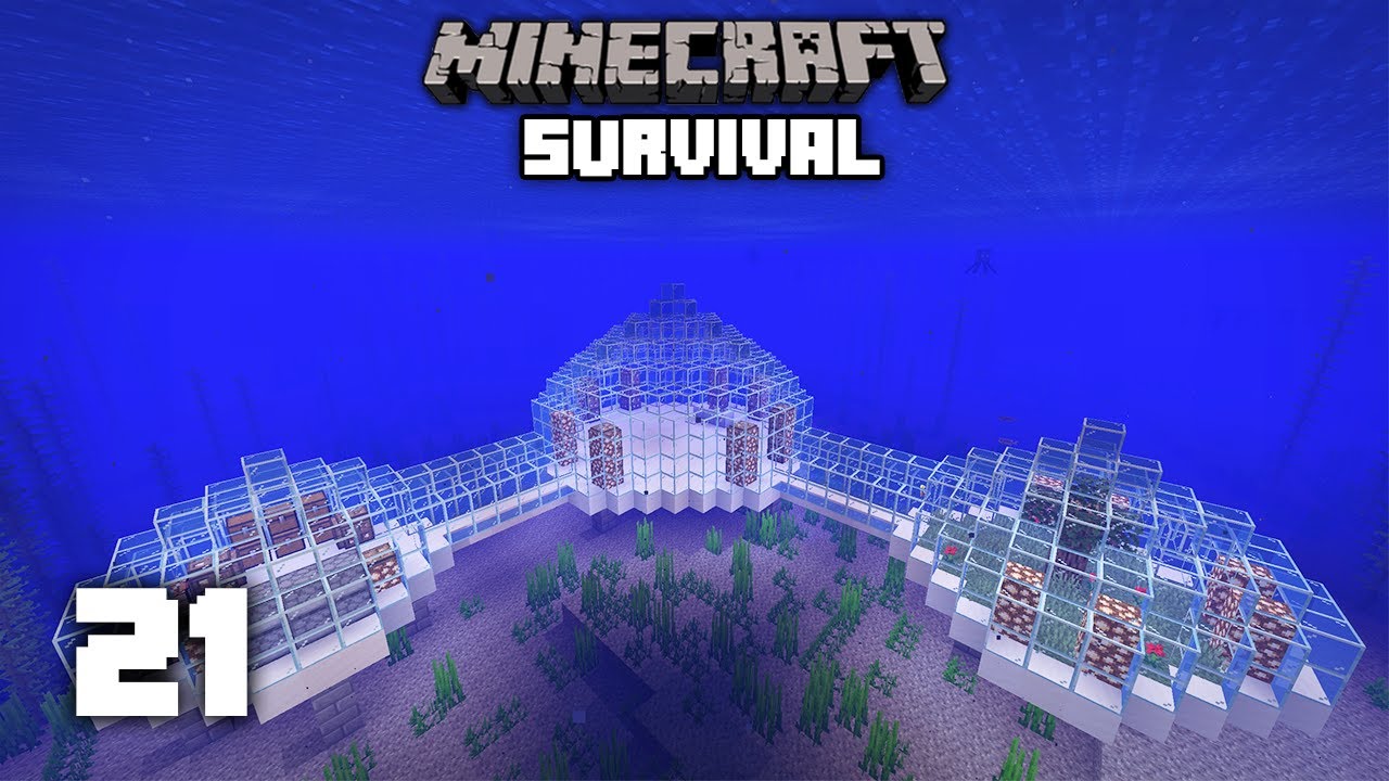 Minecraft: Underwater Survival Base - 1.16 Survival Let's play | Ep 21 ...