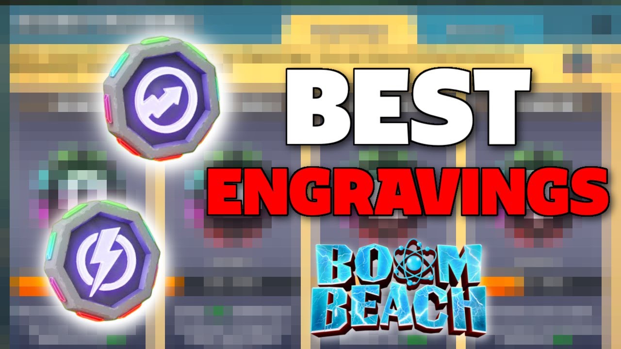 The BEST Engravings in Boom Beach! - YouTube