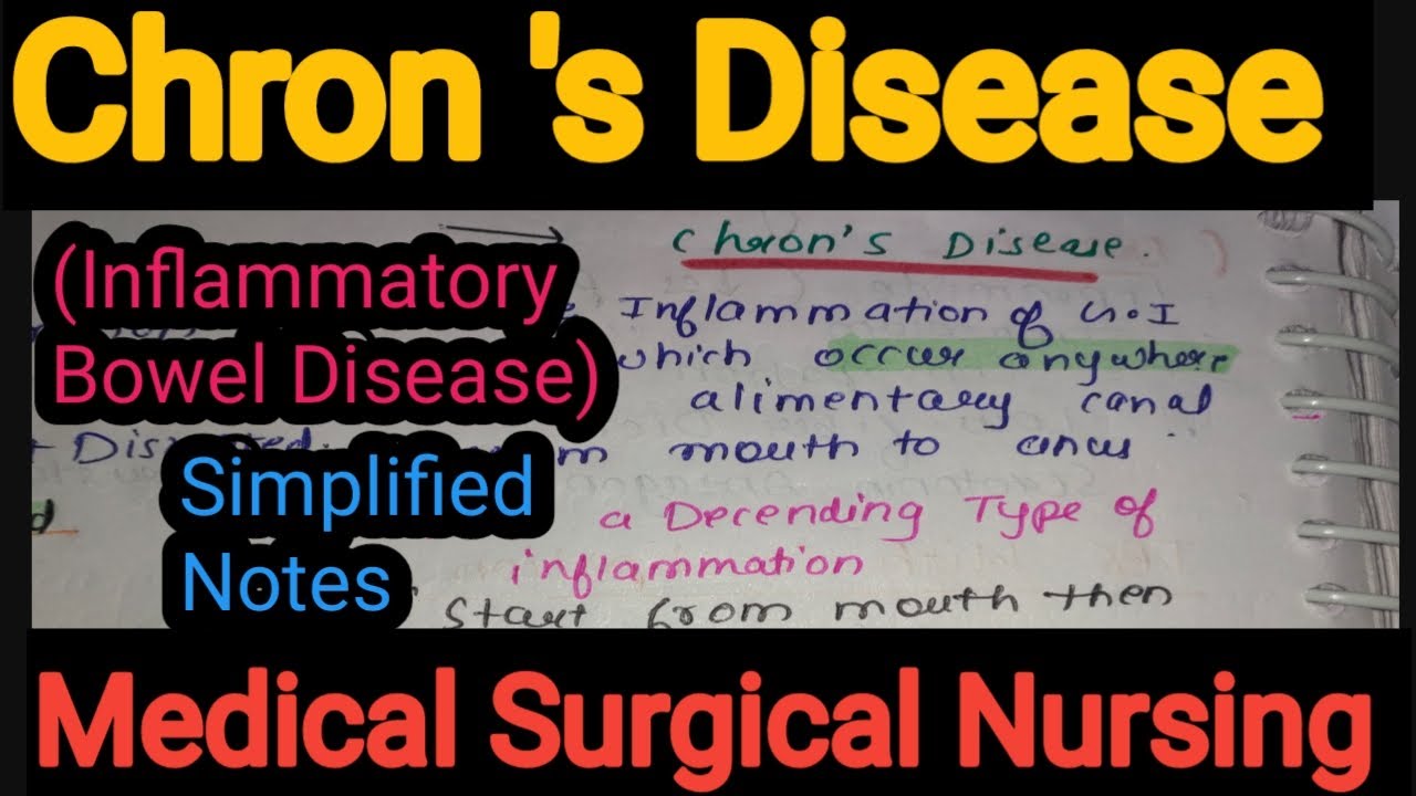 Notes Of Chron 's Disease in Medical Surgical Nursing in Hindi /Bsc ...