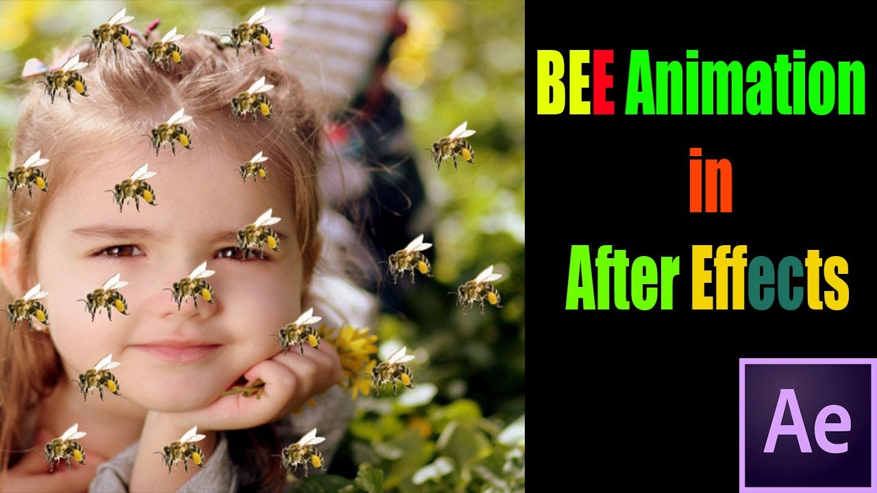 Animating a Flying Bee in After Effects | Bee Animation Effect | After ...