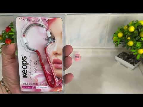 PRATİK KAŞ ,BIYIK-KIL,TÜY ALMA APARATI👌 Keops Kaş Ve Bıyık Alma Epilasyon Yayı