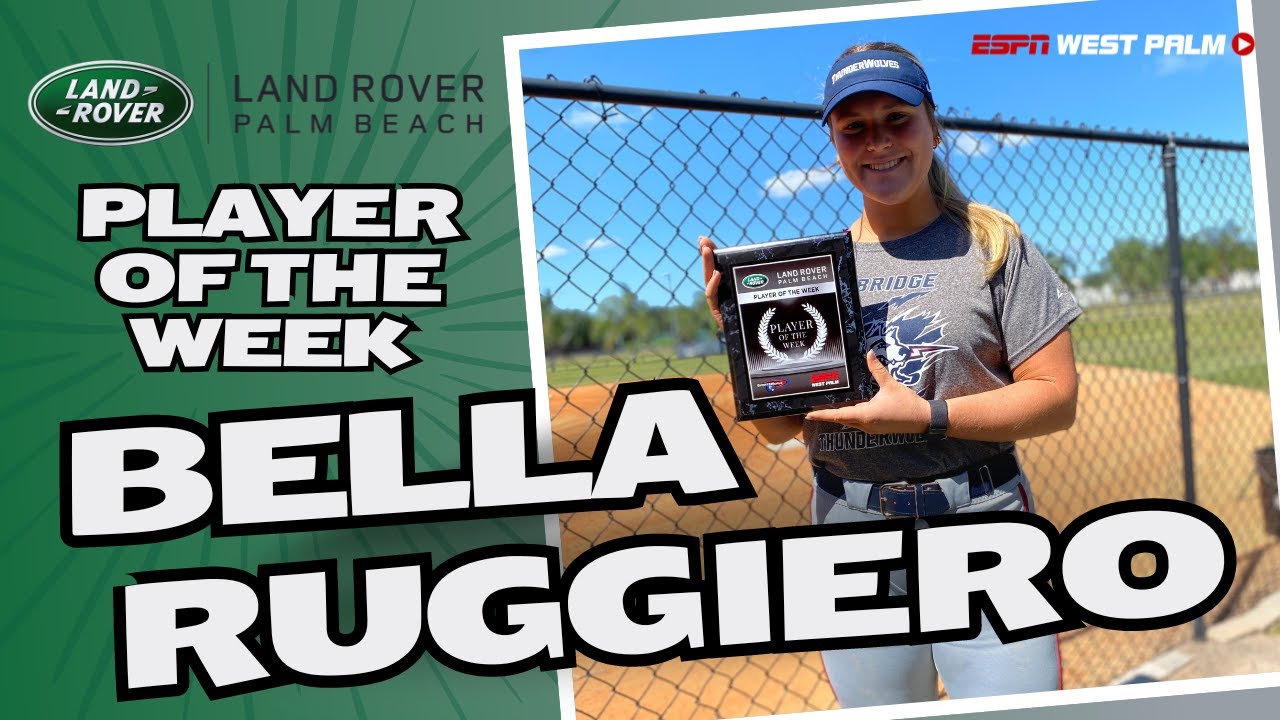 Land Rover Palm Beach Player of the Week - Bella Ruggiero - YouTube