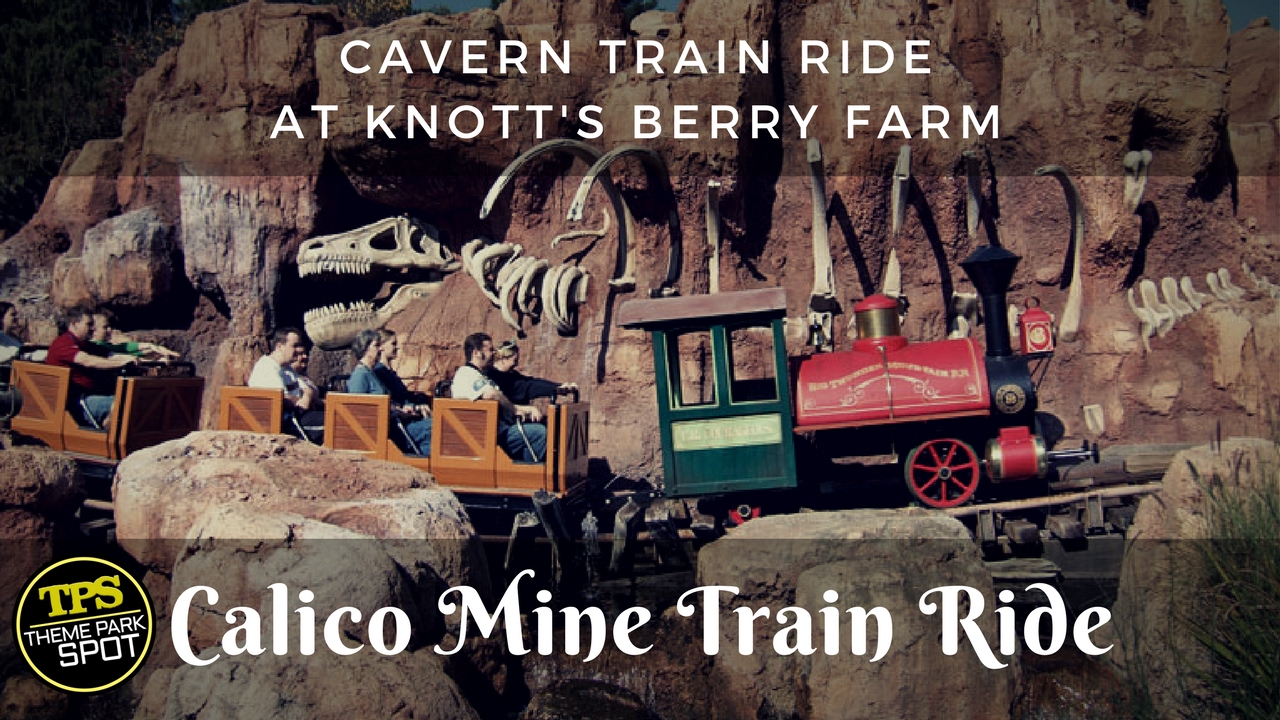 🎡 Calico Mine Train Ride 2017 🌠 Cavern TRAIN RIDE at Knott's Berry Farm ...