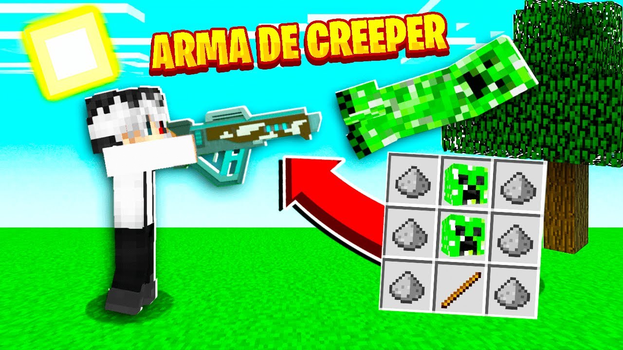 Minecraft Dar Poti Sa Faci Arme Din Mobi... - YouTube