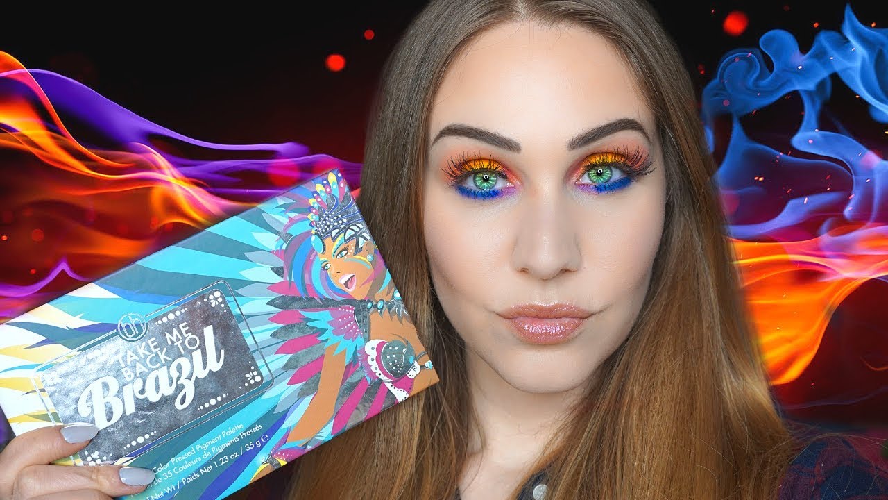 Take Me Back To Brazil Eye Makeup Tutorial - Make you Up by Ahi - YouTube
