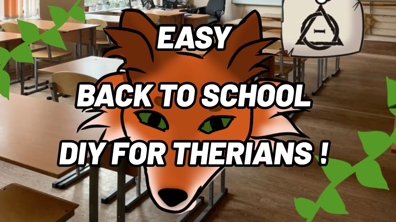 Easy DIY for therians ! (Back to school edition !) - YouTube