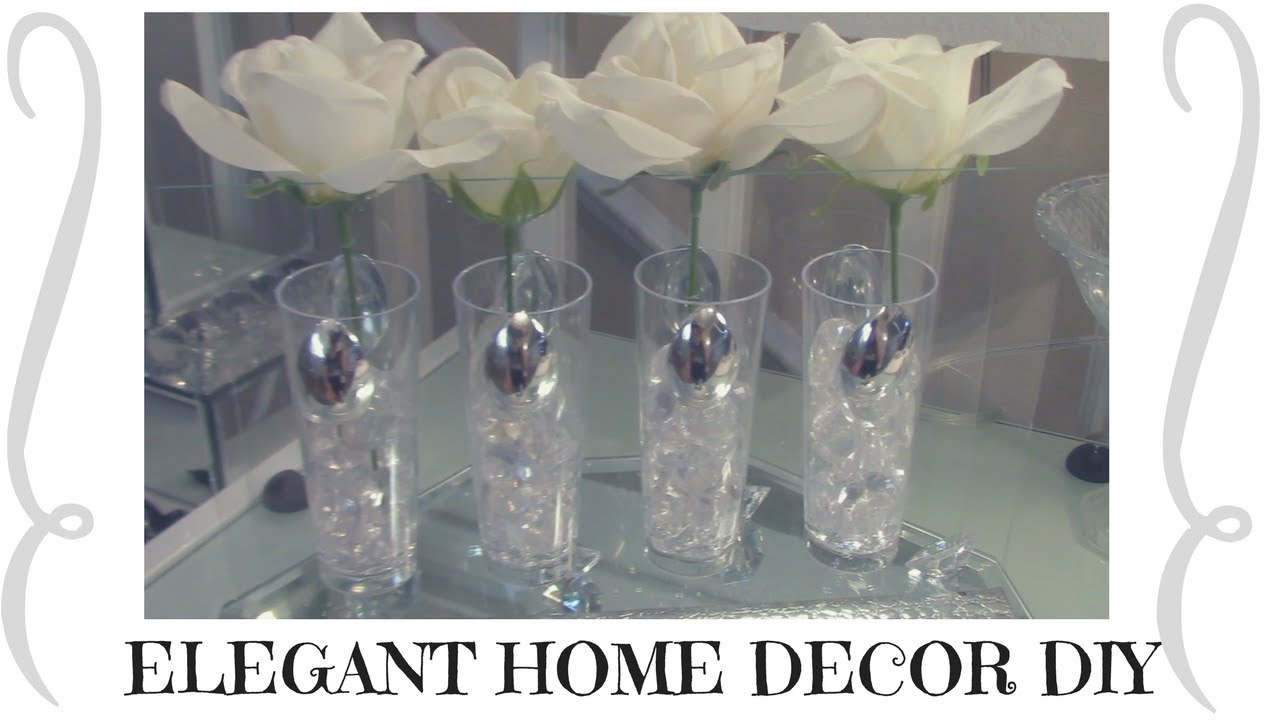 DOLLAR TREE DIY HOME DECOR || ELEGANT HOW TO DECOR - YouTube
