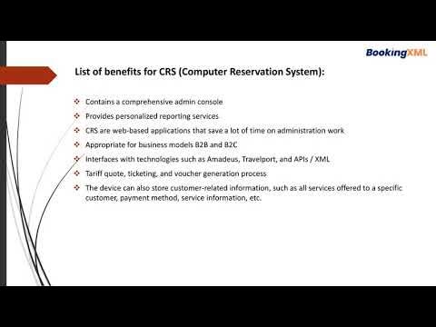 Computer Reservation System | BookingXML - YouTube