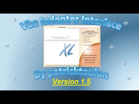 demo Vba Indenter Interface V 1 5 - YouTube