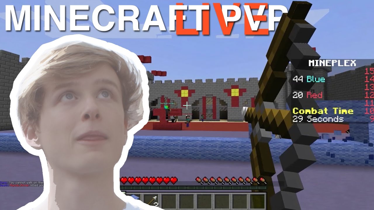 LIVE! Minecraft PvP Multiplayer! - YouTube