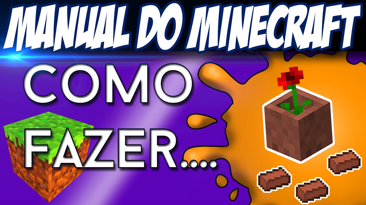 Como Fazer Vaso Minecraft | Manual do Minecraft - YouTube
