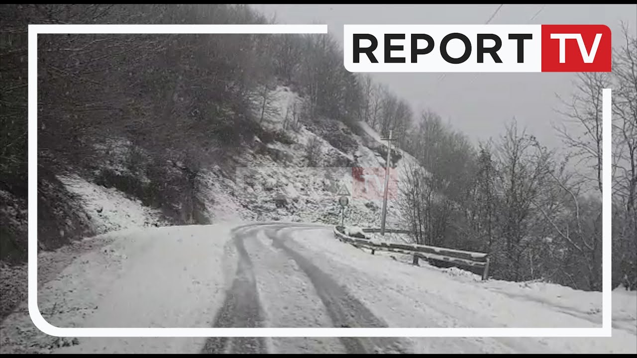 Report TV - Korcë/Dardha përfshihet përsëri nga rreshjet e borës. - YouTube