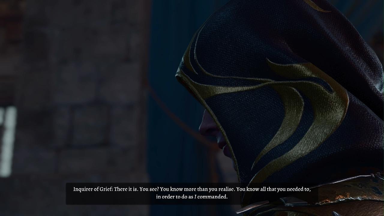 Baldur's Gate 3 Evil shadowheart talks to mother superior - YouTube