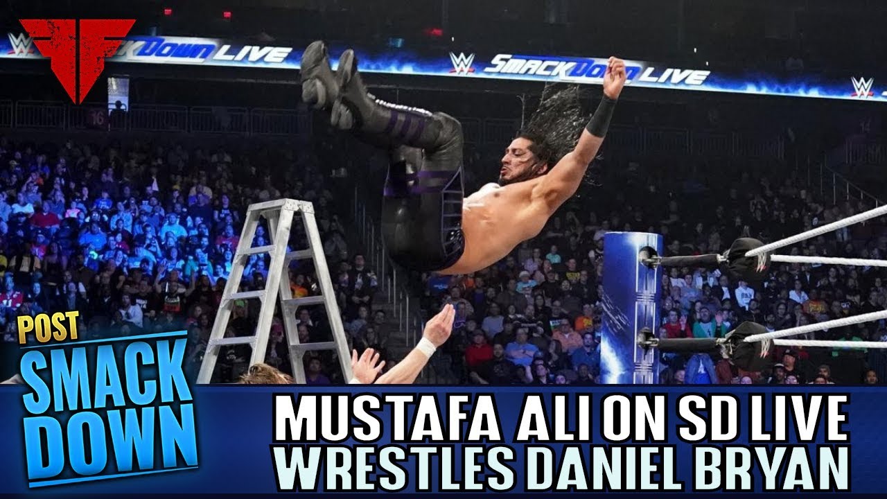 Mustafa Ali Appears On Smackdown Live, Confronts Daniel Bryan - YouTube