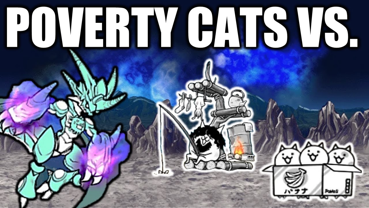 Can I Beat ITF Moon with Only Poverty Cats - Battle Cats - YouTube