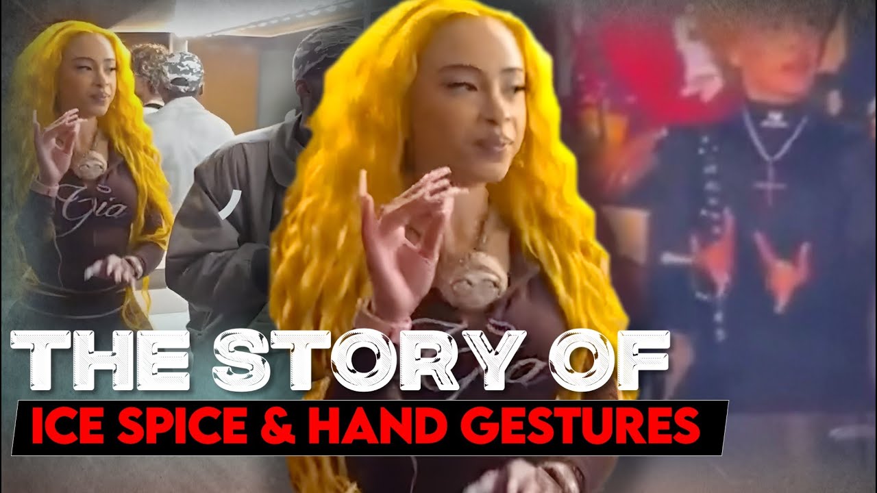 The Story of Ice Spice Exposed Hand Gestures Dark Truth Behind Prayer ...