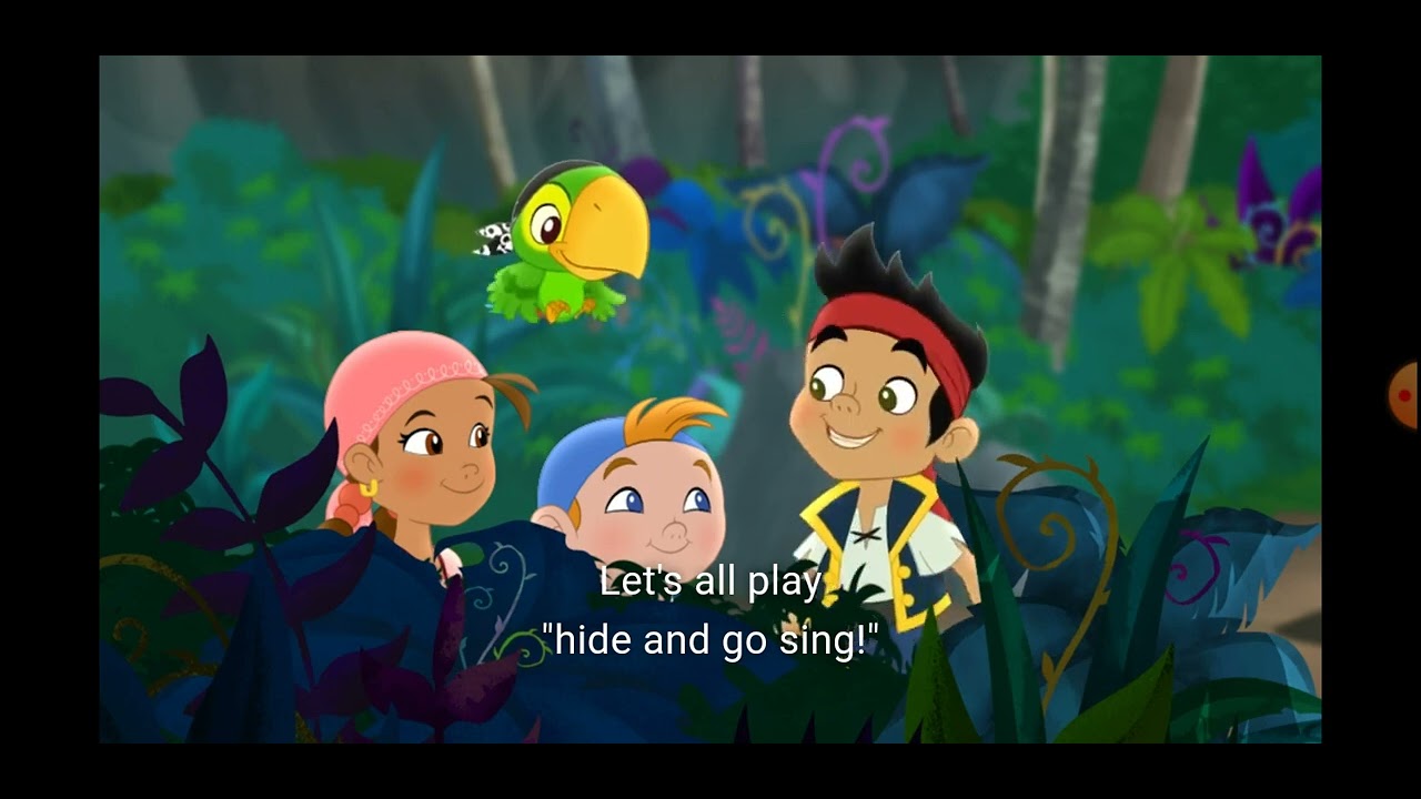 Jake and the Neverland Pirates - Jake, Izzy, And Cubby Playing Hide And ...