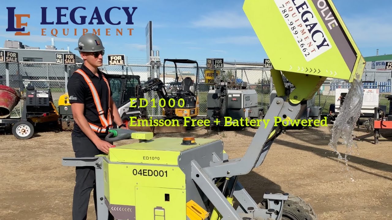 Ecovolve ED1000 Electric Dumper Demo - YouTube