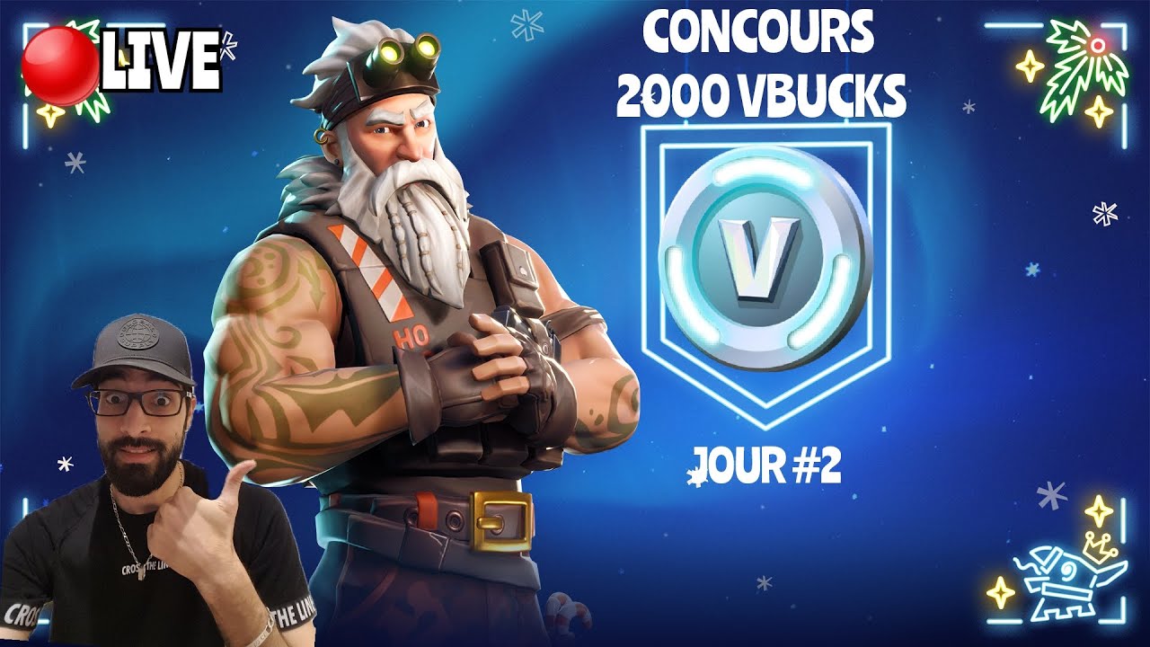 🔴 FORTNITE LIVE RANKED + 2000 VBUCKS a Gagner !!! - YouTube