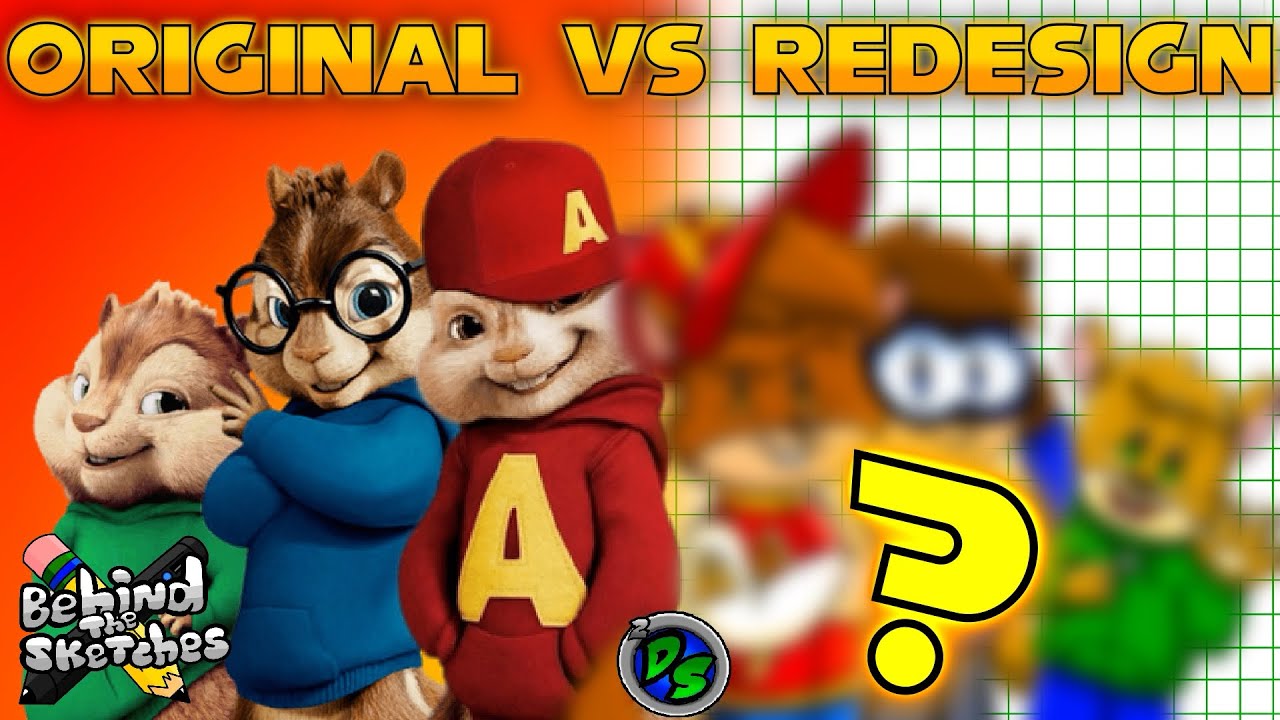 Drawing Alvin and the Chipmunks Redesigns in My Style | Behind the ...