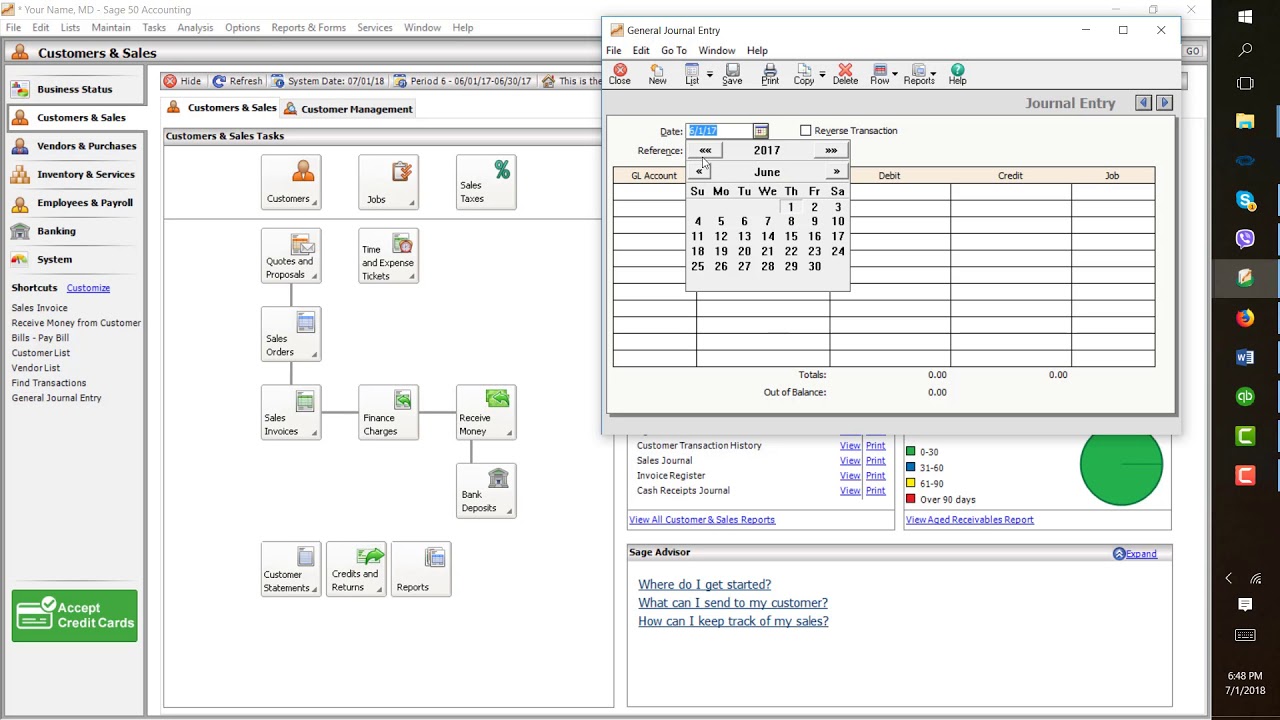Acc 135B - Computerized Bookkeeping - Chapter 3 - YouTube