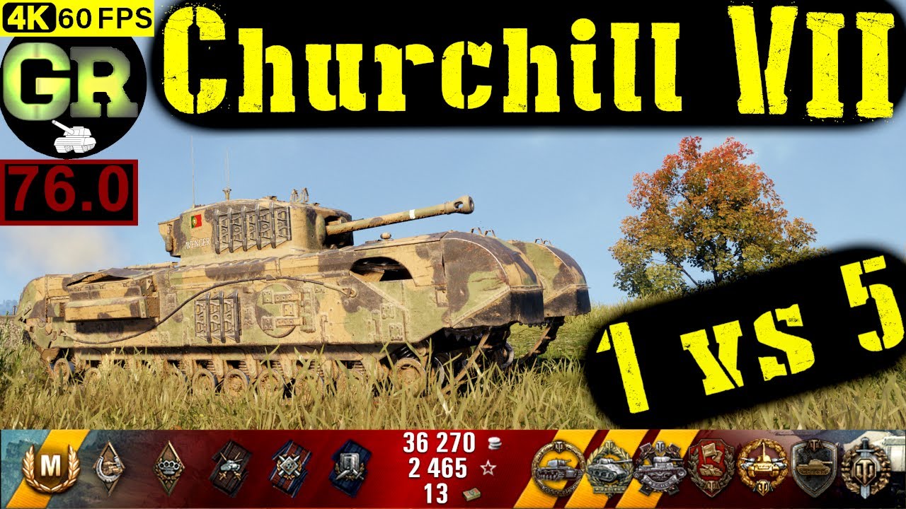 76_World of Tanks Churchill VII WoT Replay - 8 Kills 2.7K DMG(Patch 1.5 ...