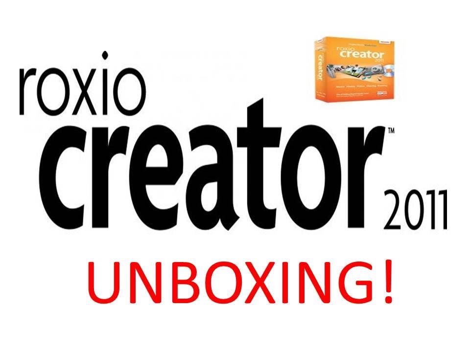 Roxio Creator 2011 Unboxing - YouTube